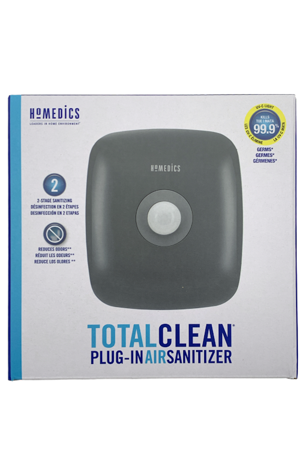 HoMedics TotalClean Wall Outlet UVC Air Purifiers AP P25